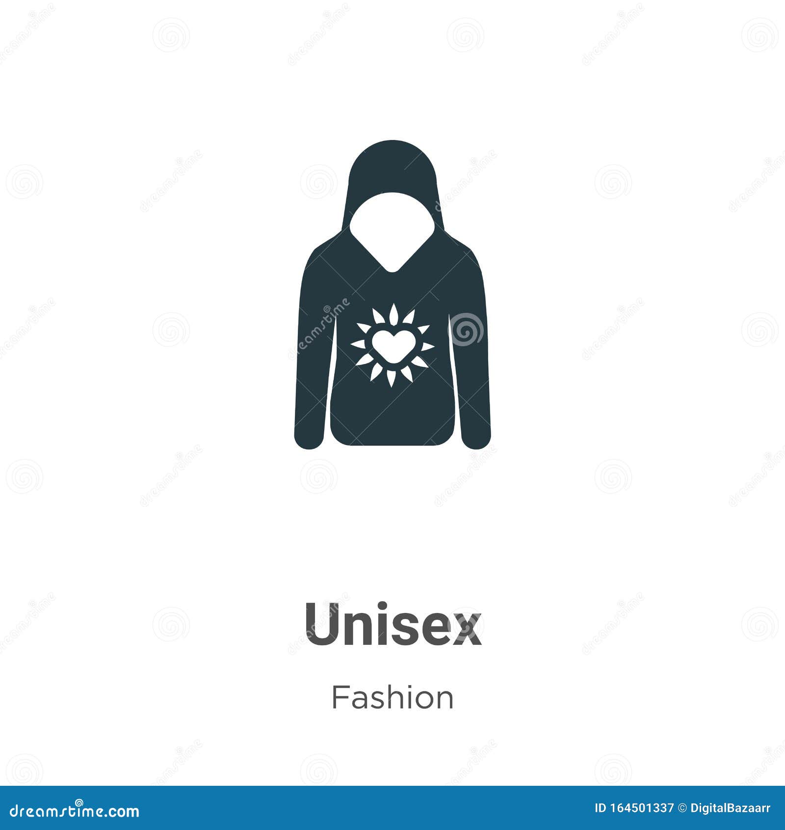 Unisex Vector Icon On White Background Flat Vector Unisex Icon Symbol Sign From Modern Fashion