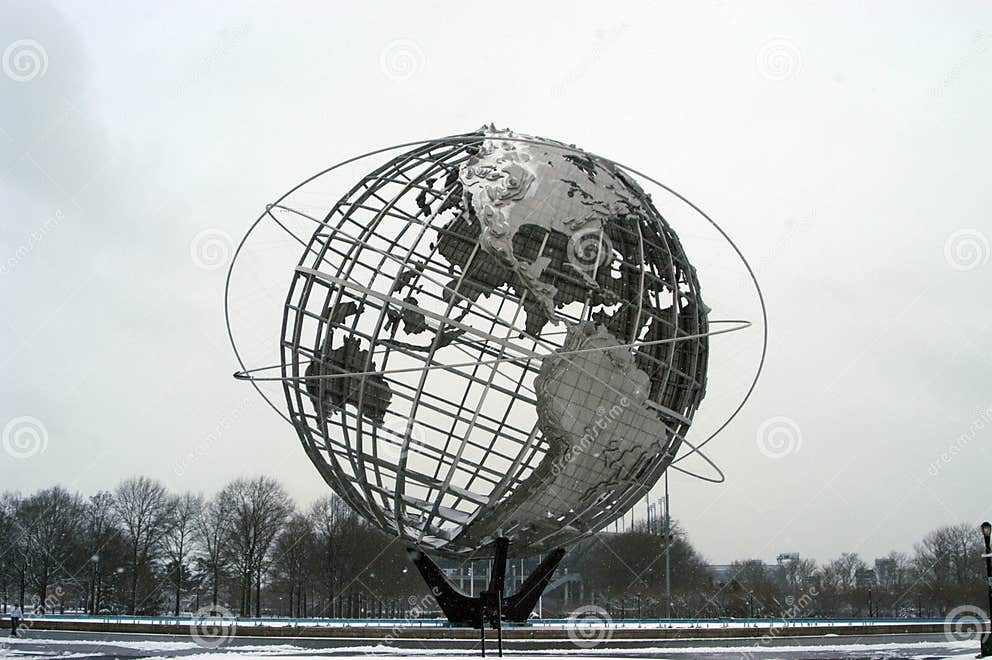 Unisphere editorial stock image. Image of flushing, globe - 604359