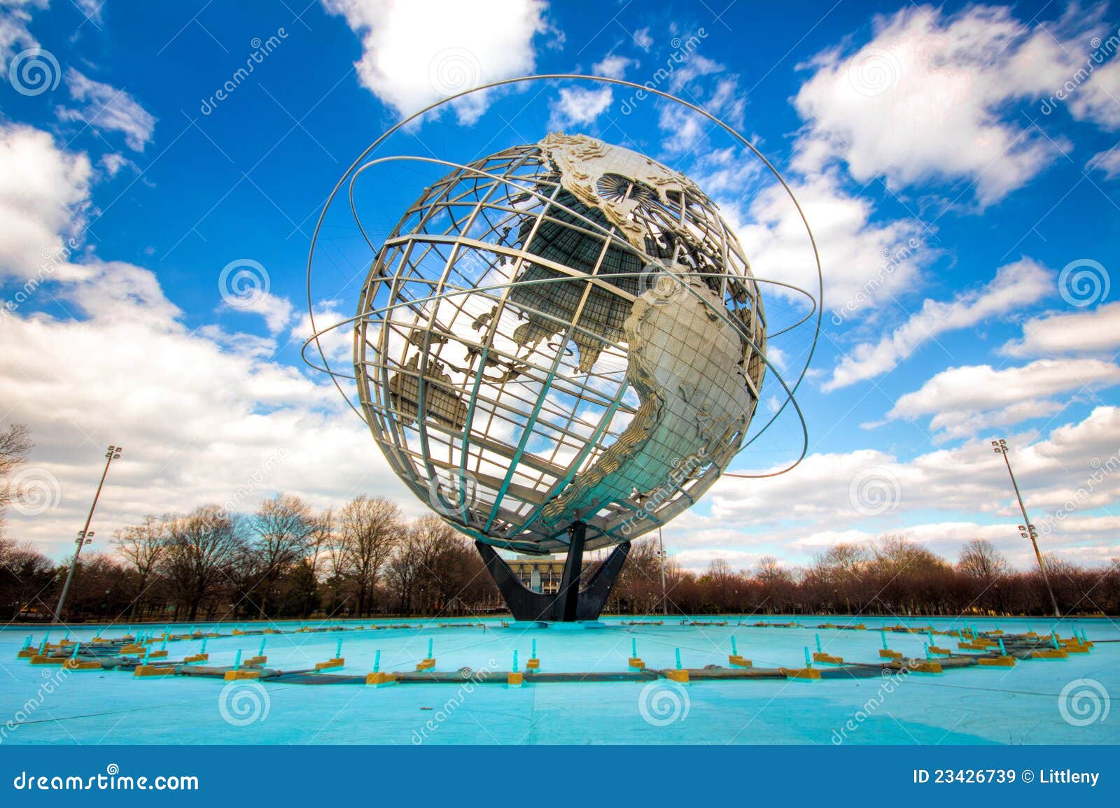 Unisphere Earth editorial stock image. Image of blue - 23426739