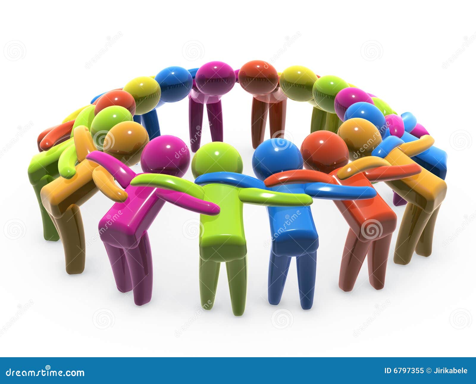 Unité Et Coopération D'équipe Illustration Stock - Illustration du ...