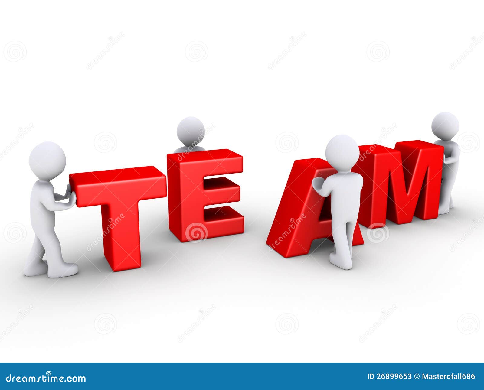 Unite as a team stock illustration. Illustration of connection - 26899653