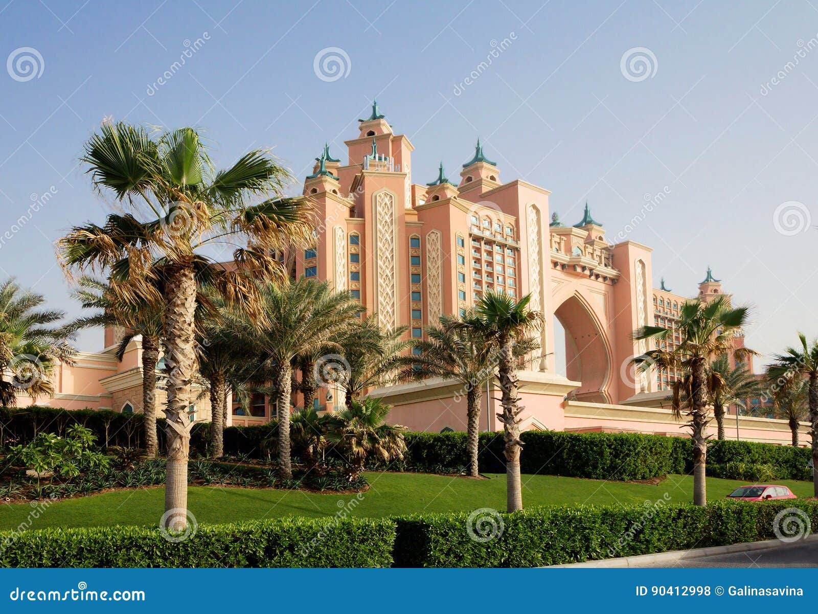 The United Arab Emirates. the Architecture of Dubai. Stock Photo ...