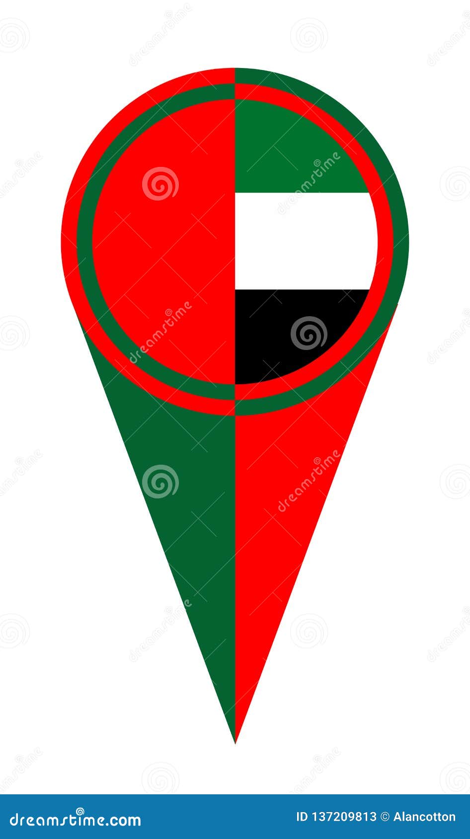 United Arab Emirates Map Pointer Location Flag Stock Vector ... United Arab Emirates Map Pointer Location Flag Stock Vector ...