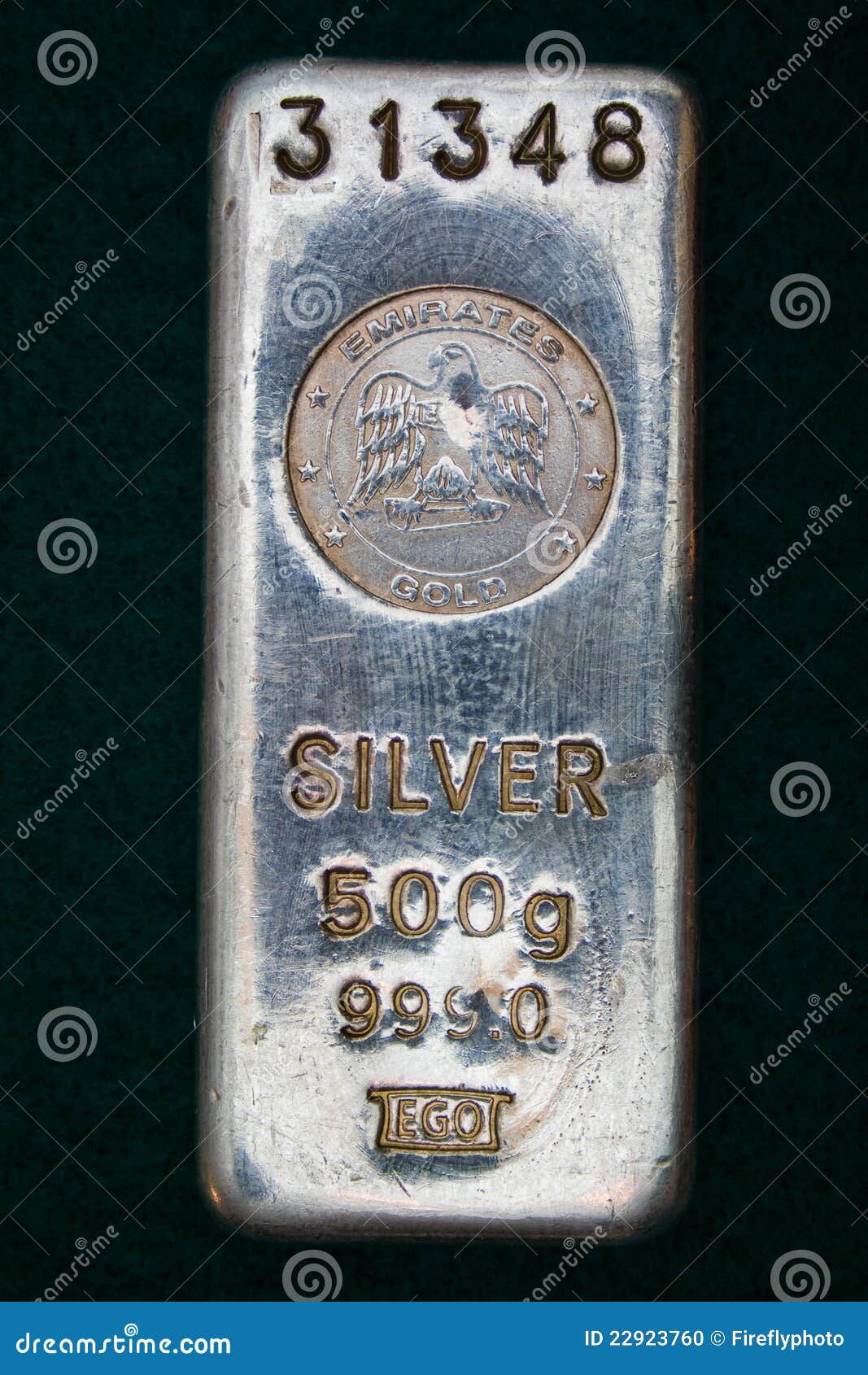 United Arab Emirates Silver Bullion Bar Editorial Image - Image of bars ...
