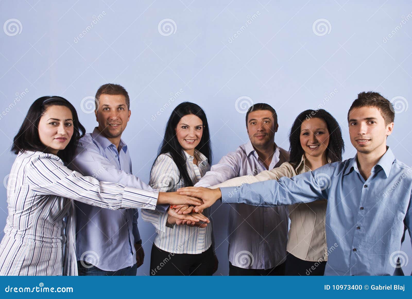 United Business People with Hands Together Stock Photo - Image of ...
