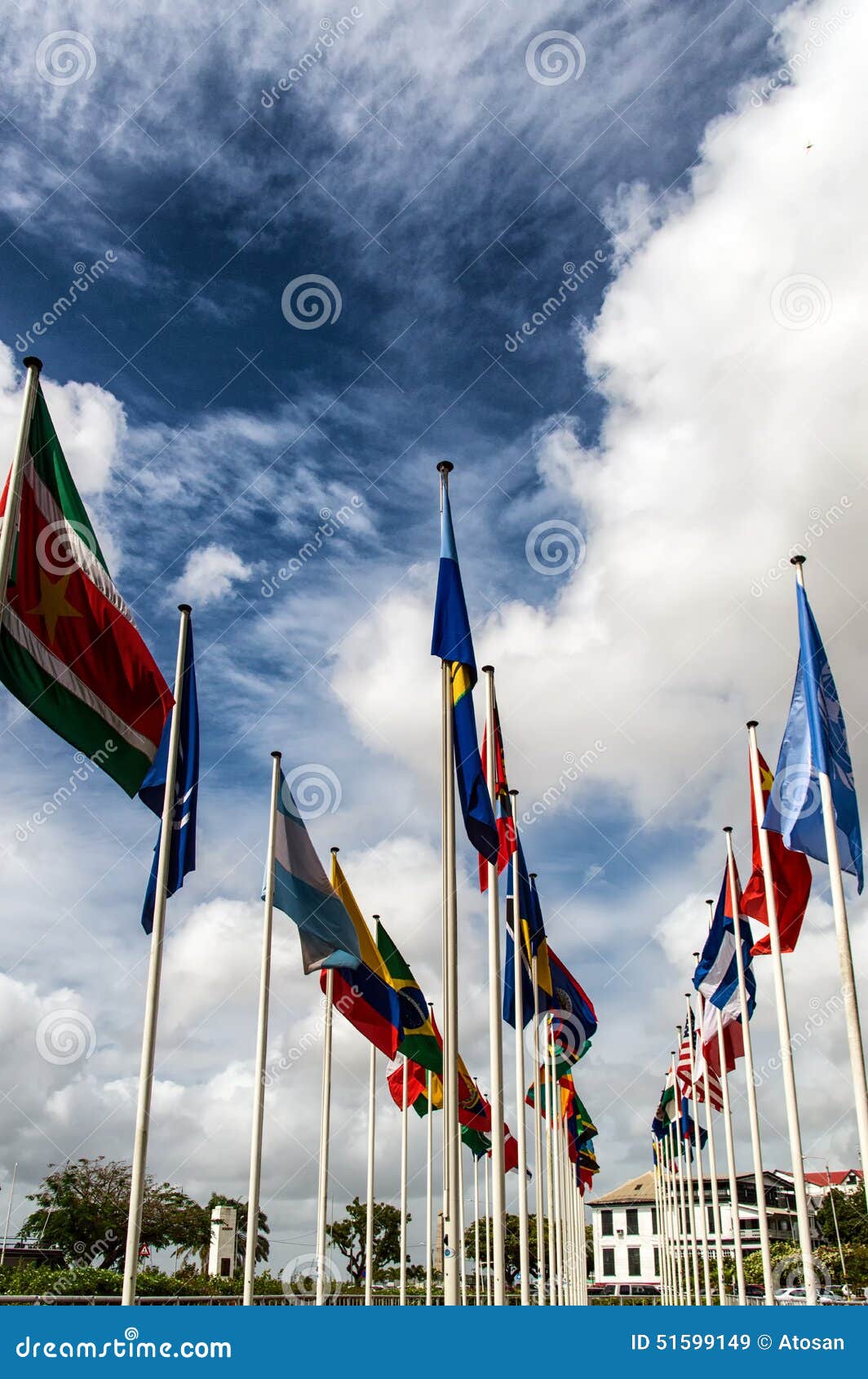 United Flags stock image. Image of center, america, object - 51599149