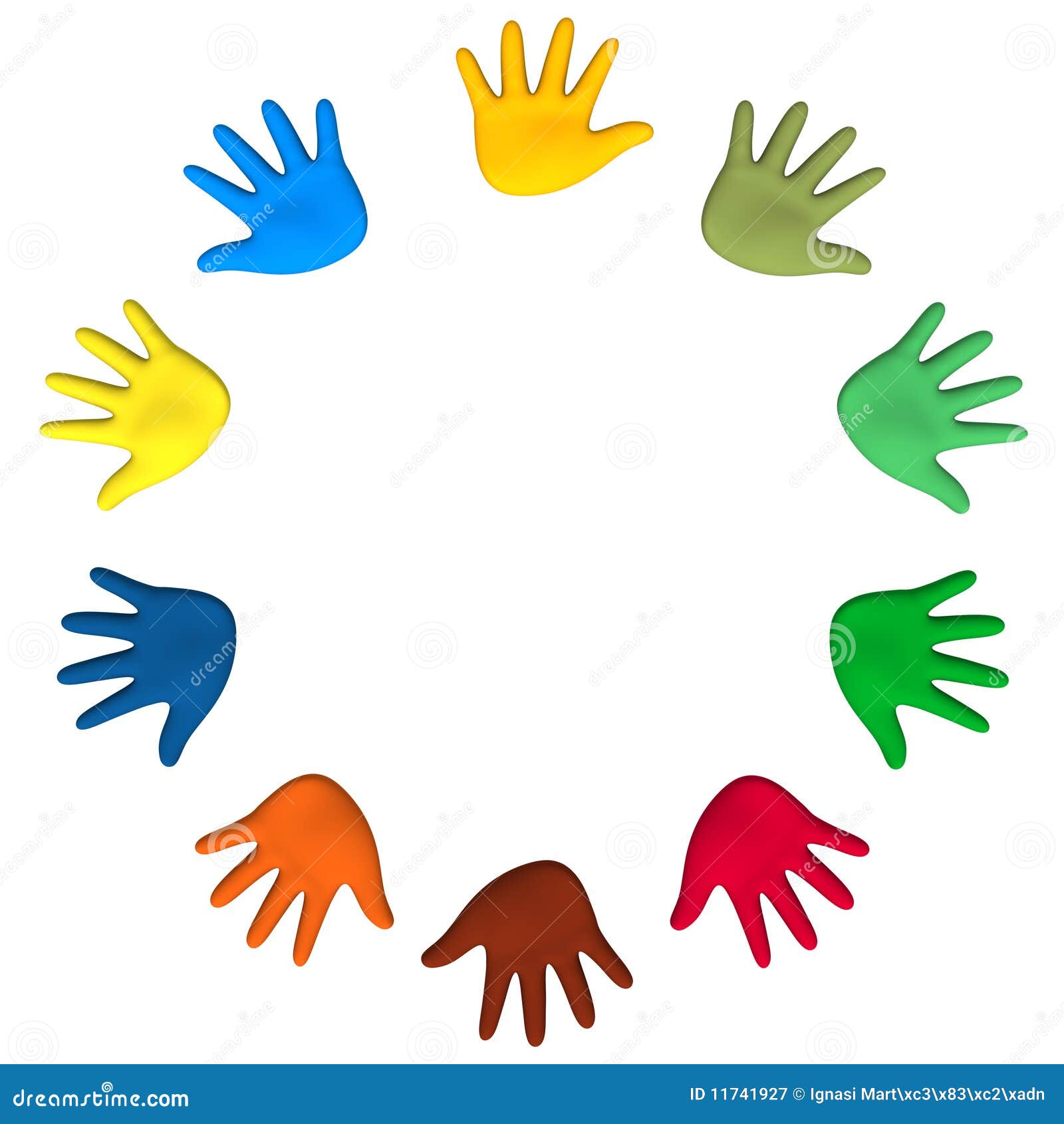 United hands stock illustration. Illustration of competition - 11741927