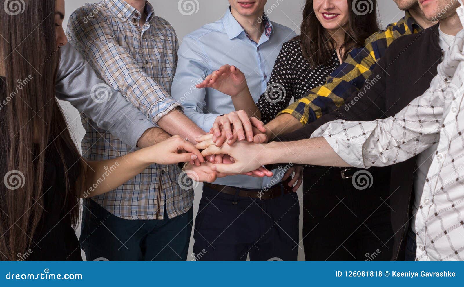 Many Hands Together. Command Concept. Background. Unification Stock ...