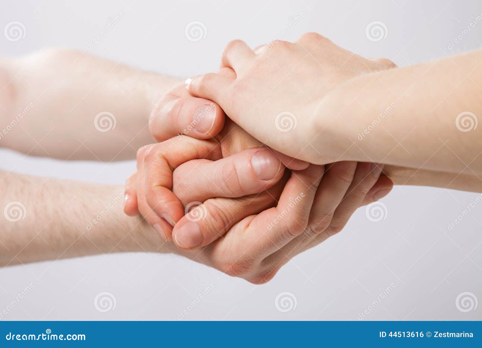 United Hands on Grey Background Stock Photo - Image of hands, group ...