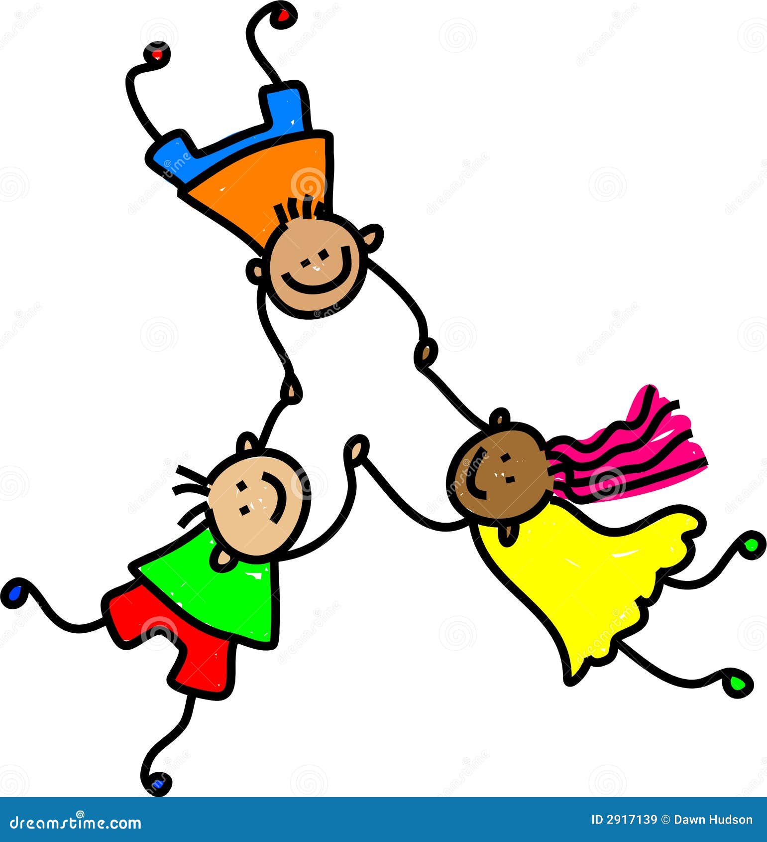 United kids stock illustration. Illustration of togetherness - 2917139