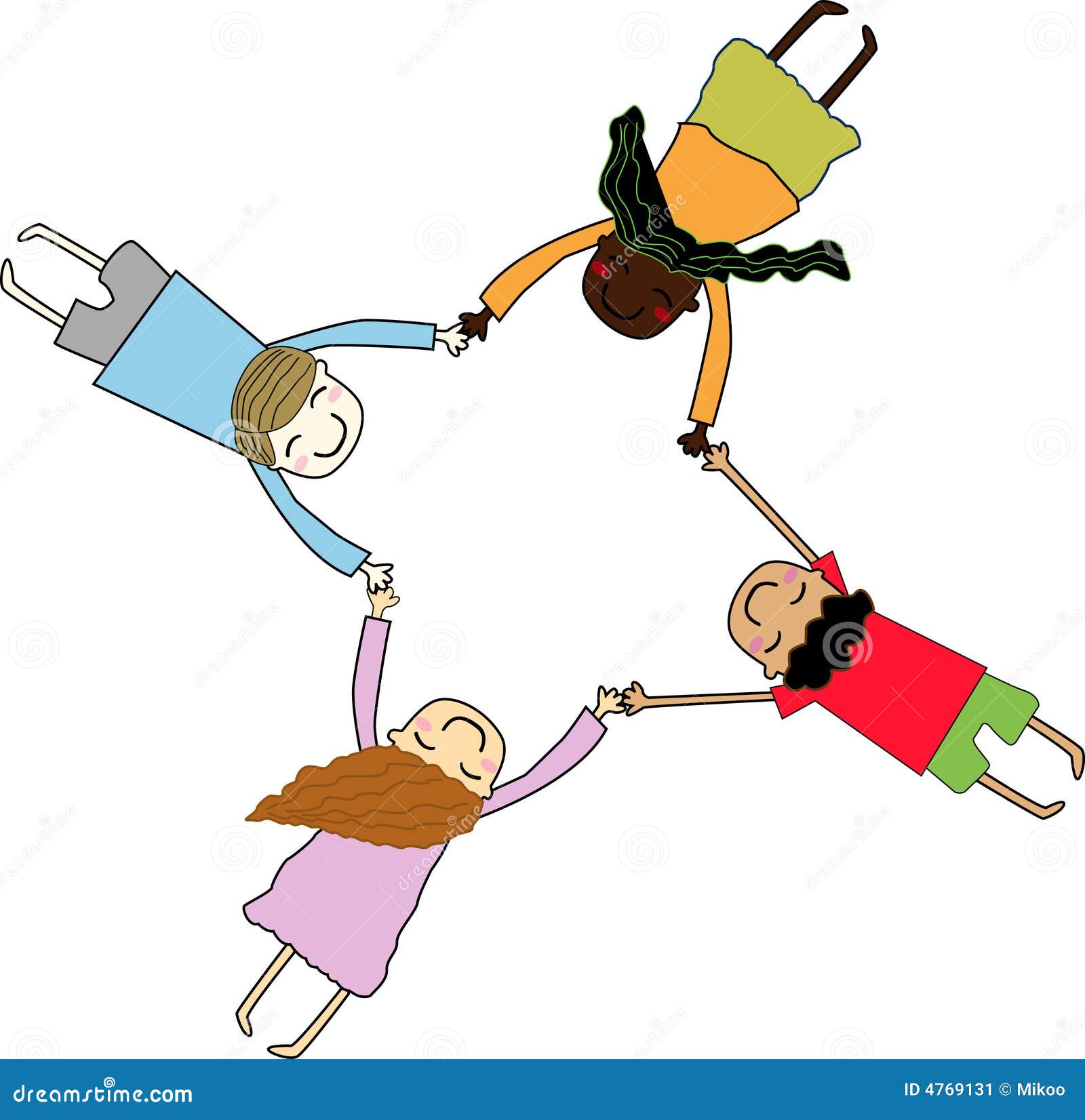 United Kids stock illustration. Illustration of connection - 4769131