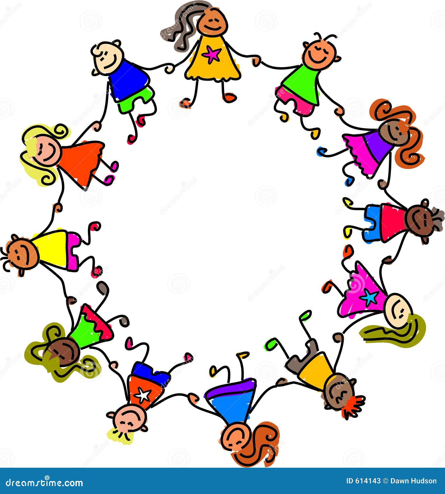 United kids stock illustration. Illustration of cute, groups - 614143