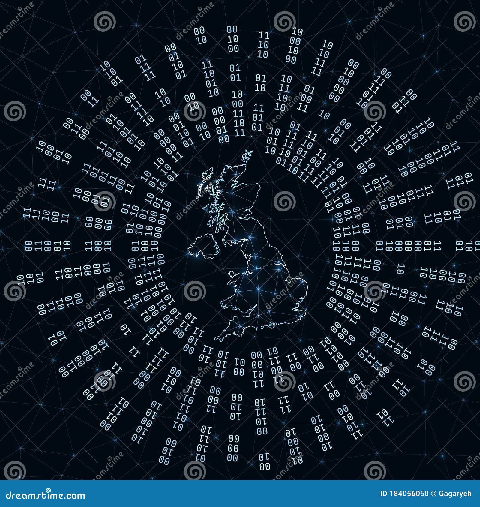 United Kingdom Digital Map. Stock Vector - Illustration of england ...