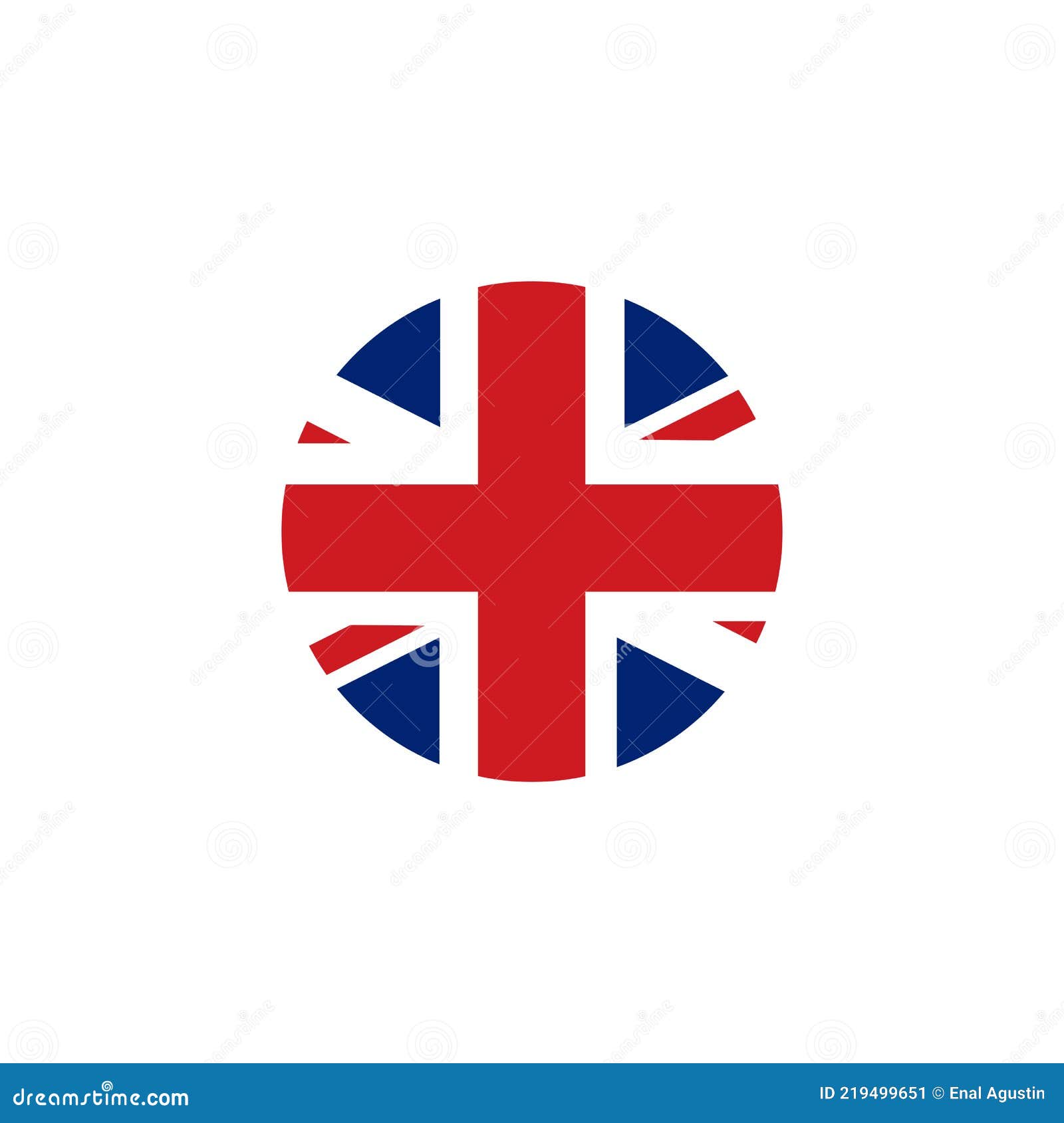United Kingdom England Flag Logo Design Template Stock Vector ...