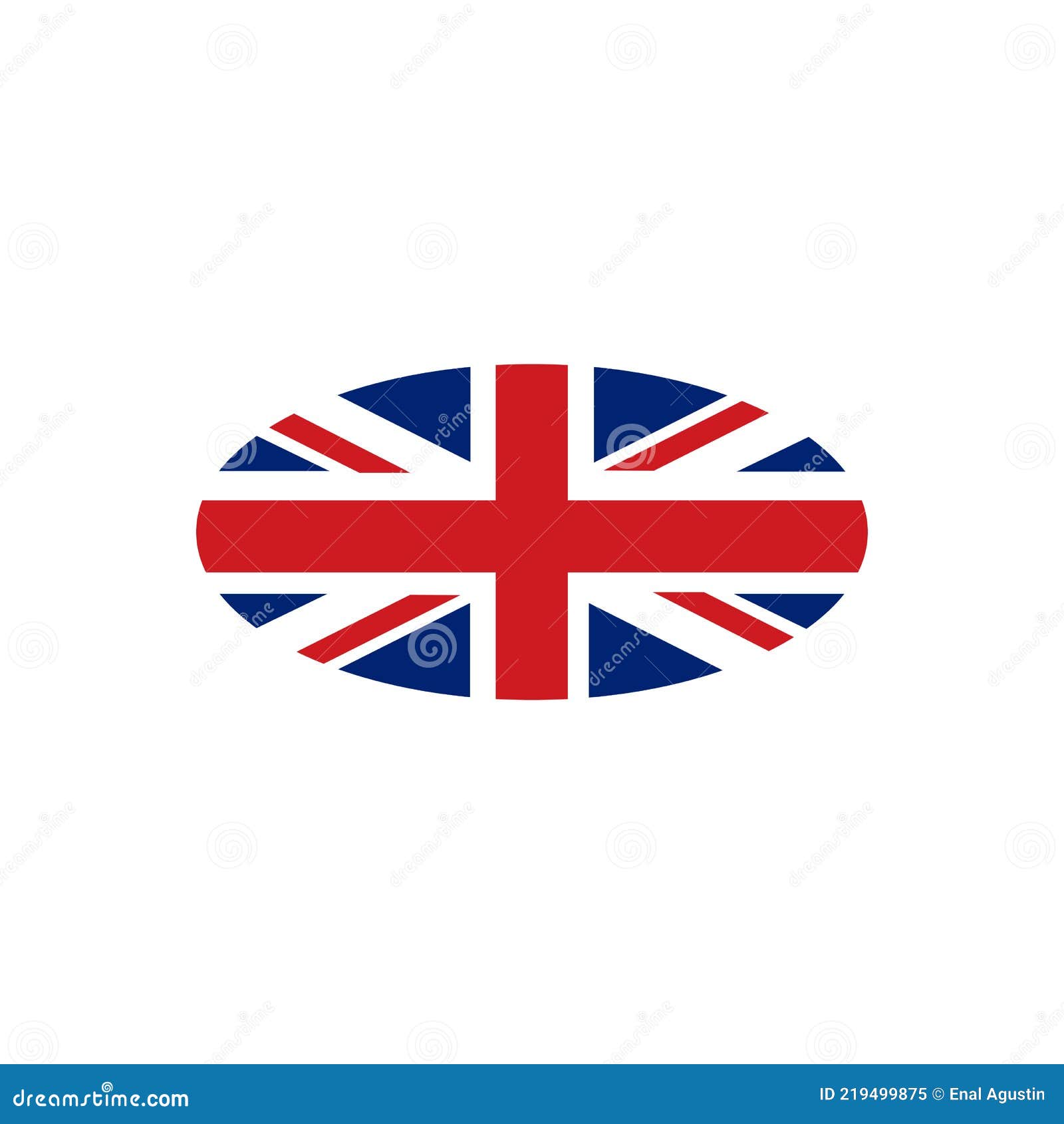 United Kingdom England Flag Logo Design Template Stock Vector ...