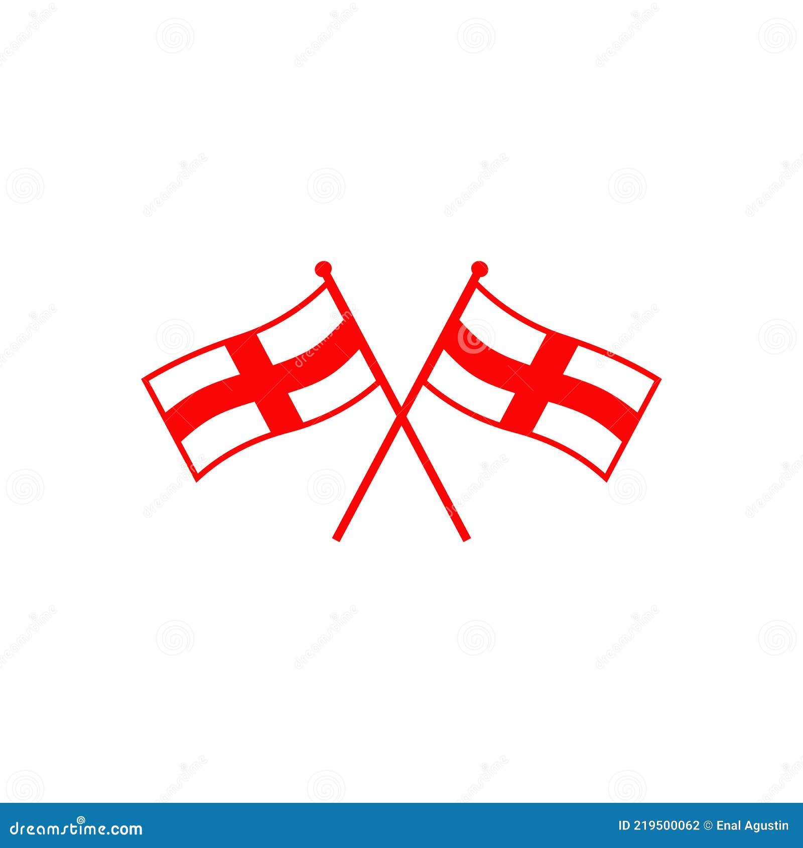 United Kingdom England Flag Logo Design Template Stock Vector ...