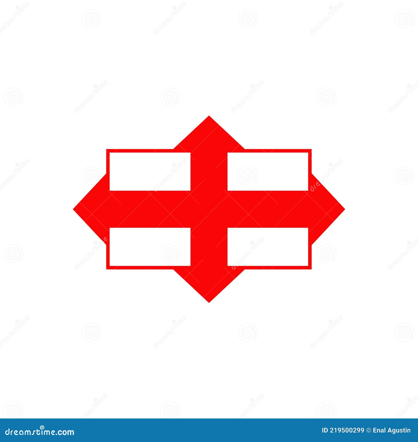 United Kingdom England Flag Logo Design Template Stock Vector ...