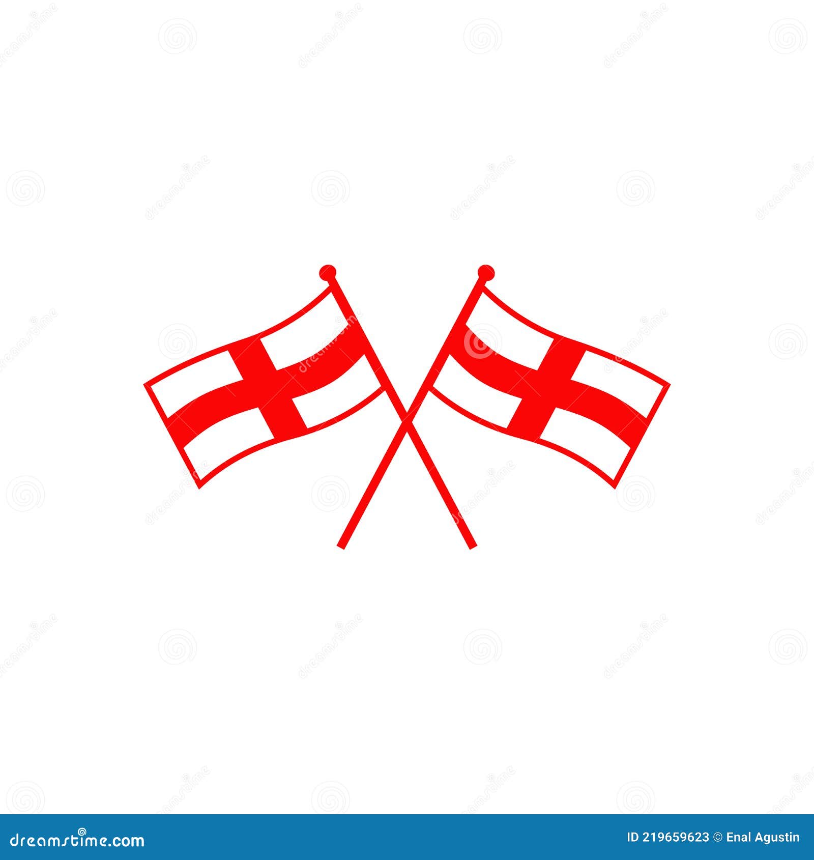 United Kingdom England Flag Logo Design Template Stock Vector ...