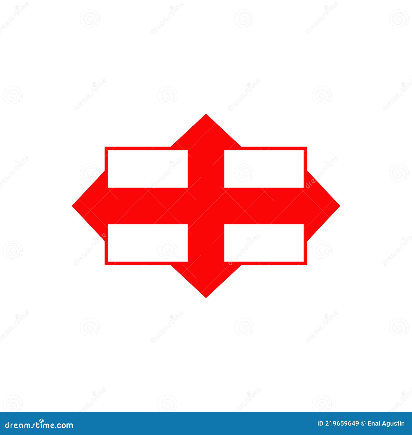 United Kingdom England Flag Logo Design Template Stock Vector ...