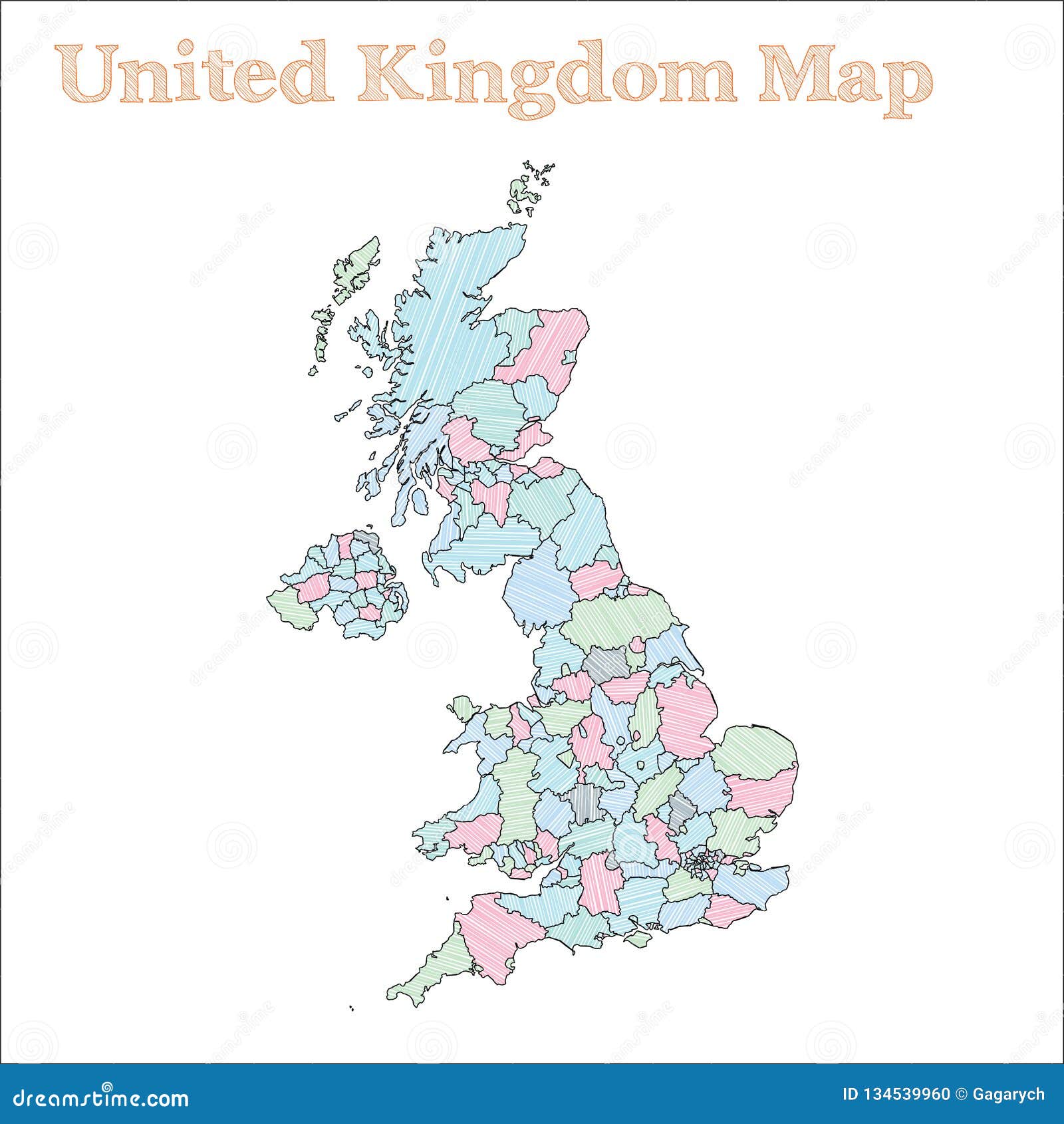 United Kingdom Hand-drawn Map. Stock Vector - Illustration of english ... United Kingdom Hand-drawn Map. Stock Vector - Illustration of english ...