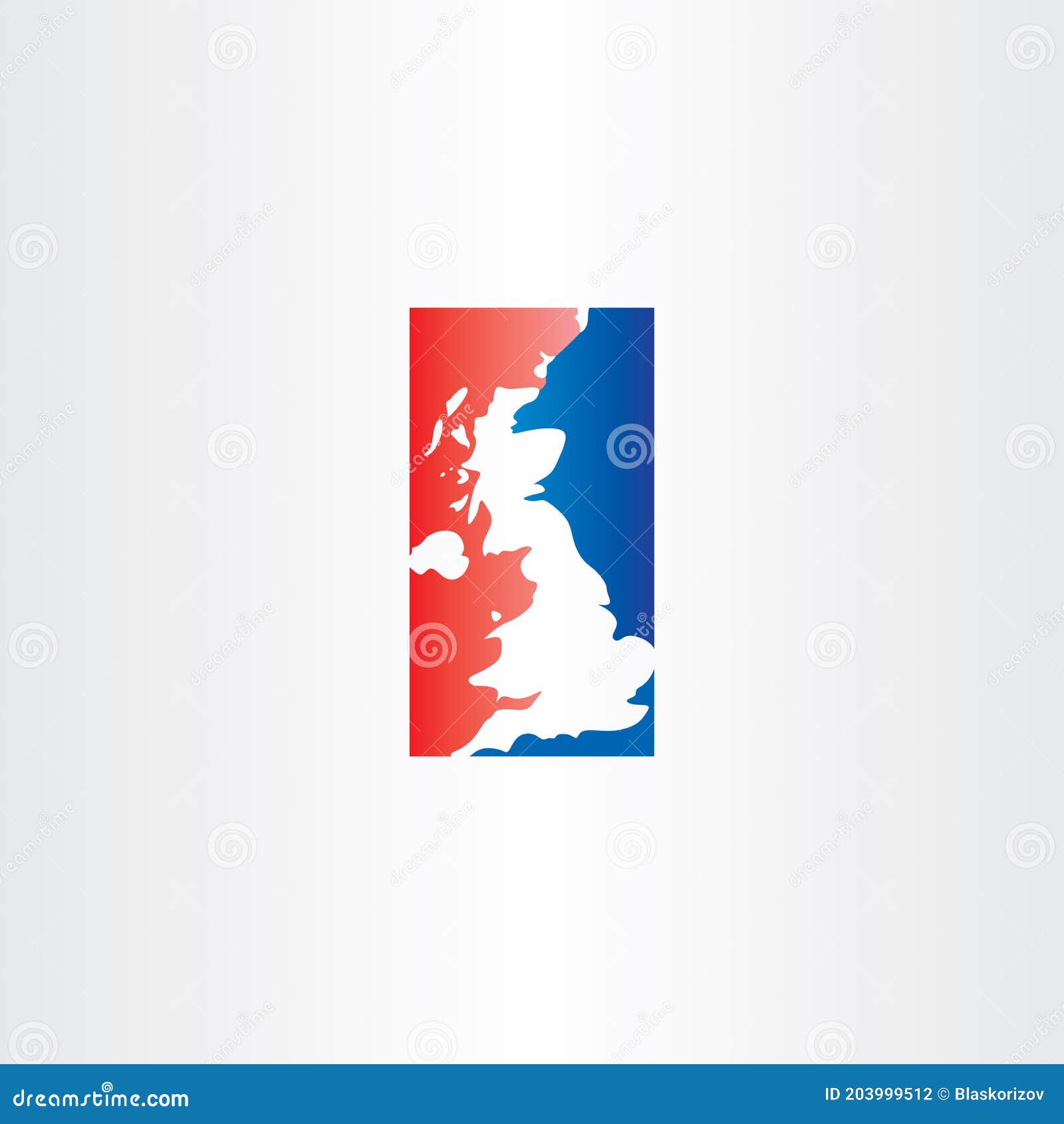 United Kingdom Logo Icon Vector Map Stock Vector - Illustration of ...