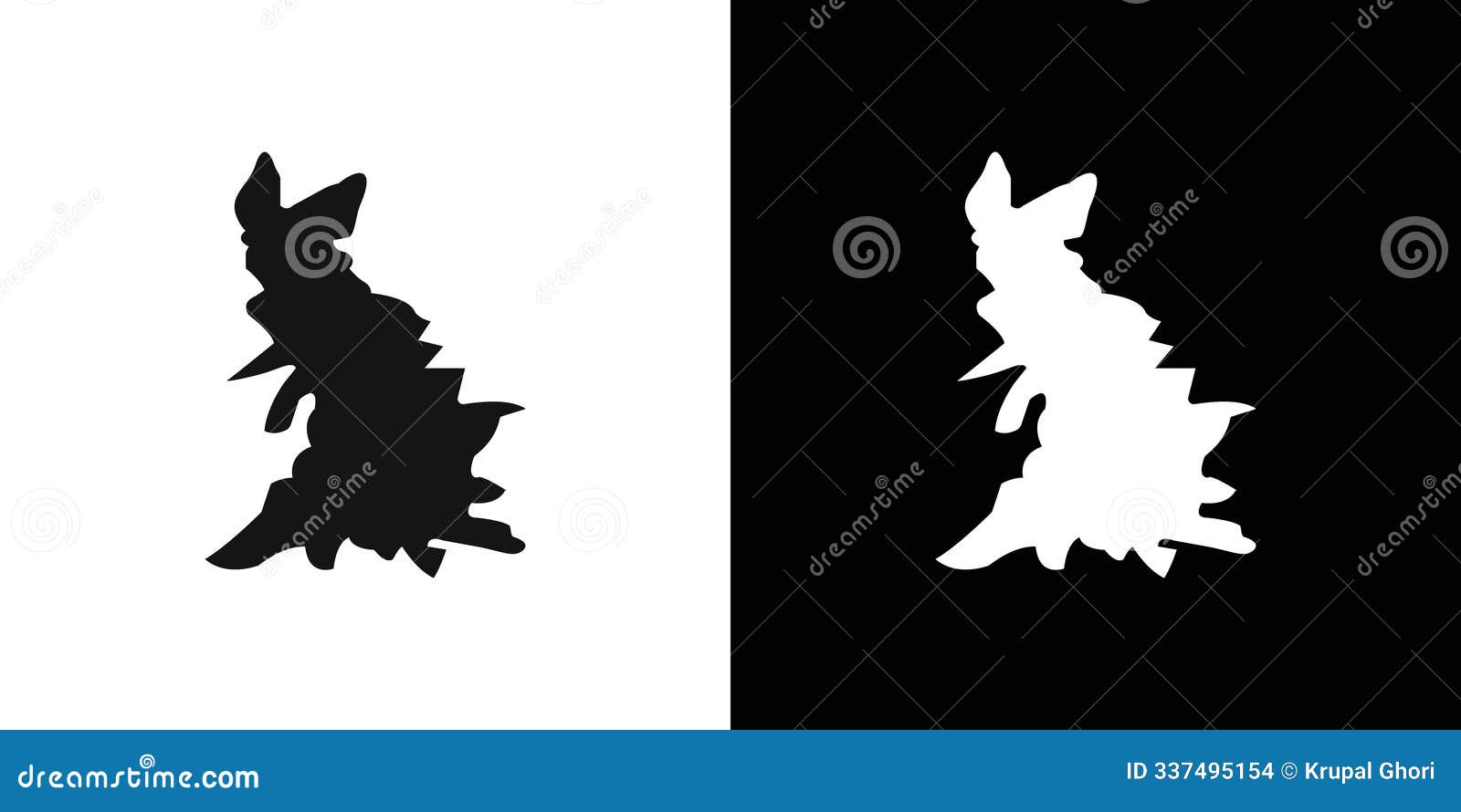 United Kingdom Map Icon Flat Line Illustration Stock Vector ...