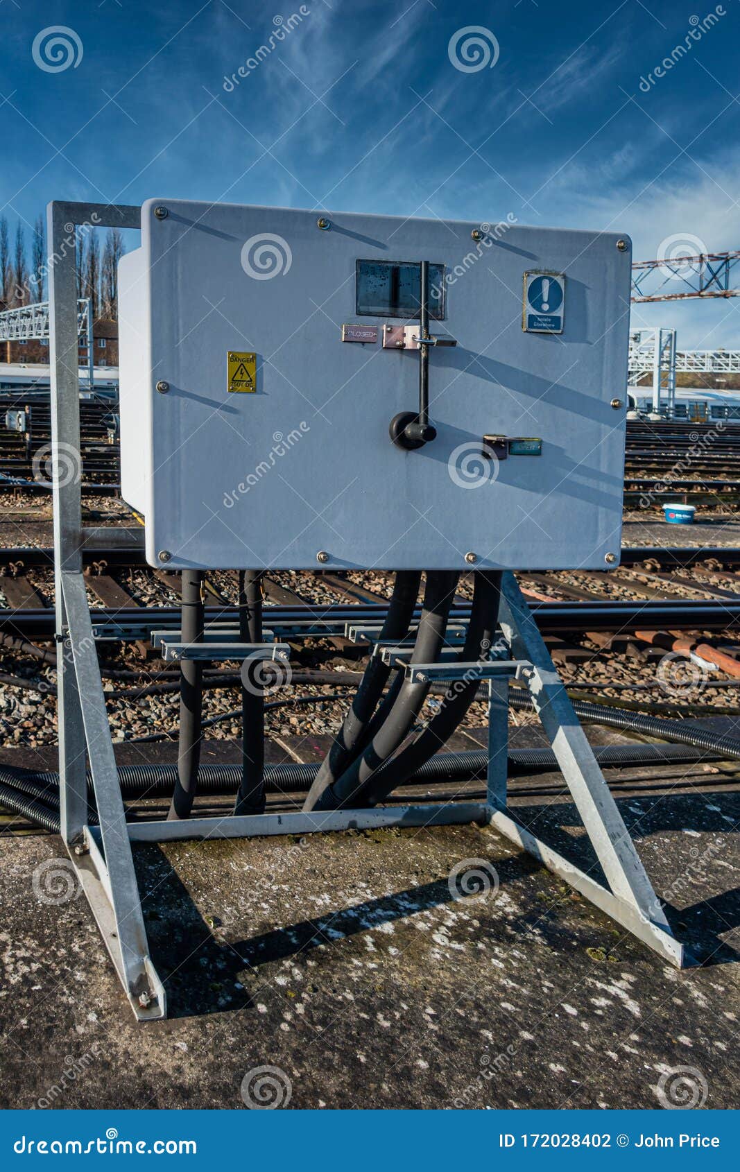 United Kingdom Track Disconnection Switch Stock Photo - Image of rail ...