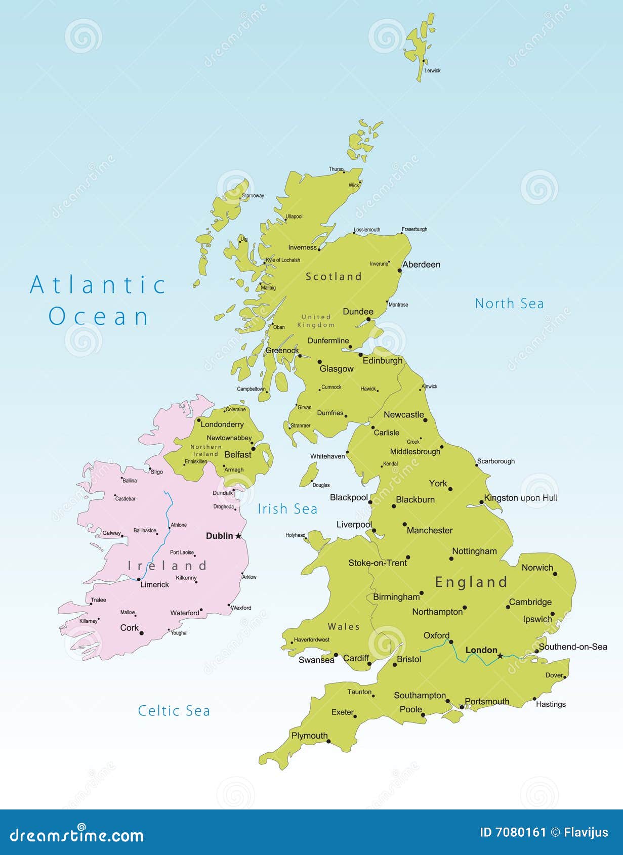 United Kingdom Postcodes Or Postal Codes Vector Map | CartoonDealer.com ...