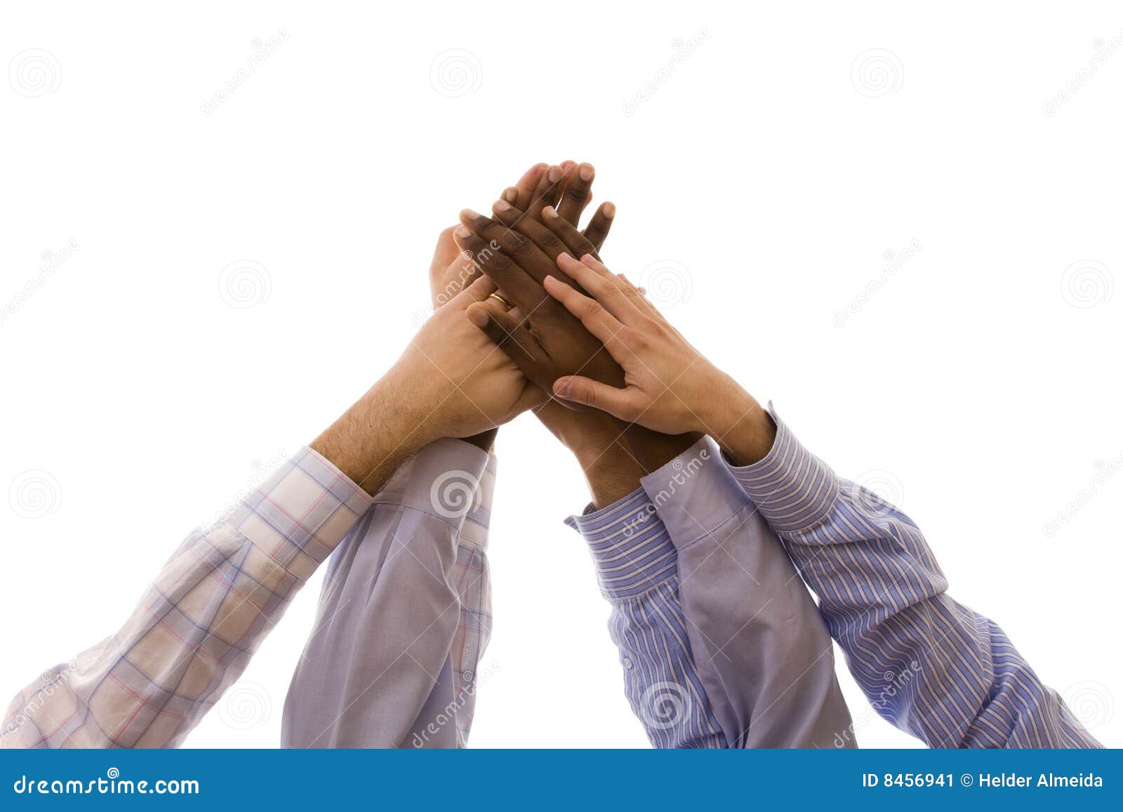 United multiracial hands stock image. Image of caucasian - 8456941