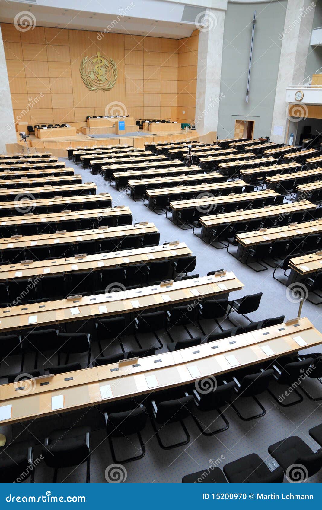 United Nations Assembly Hall Stock Photo - Image of parliament ...