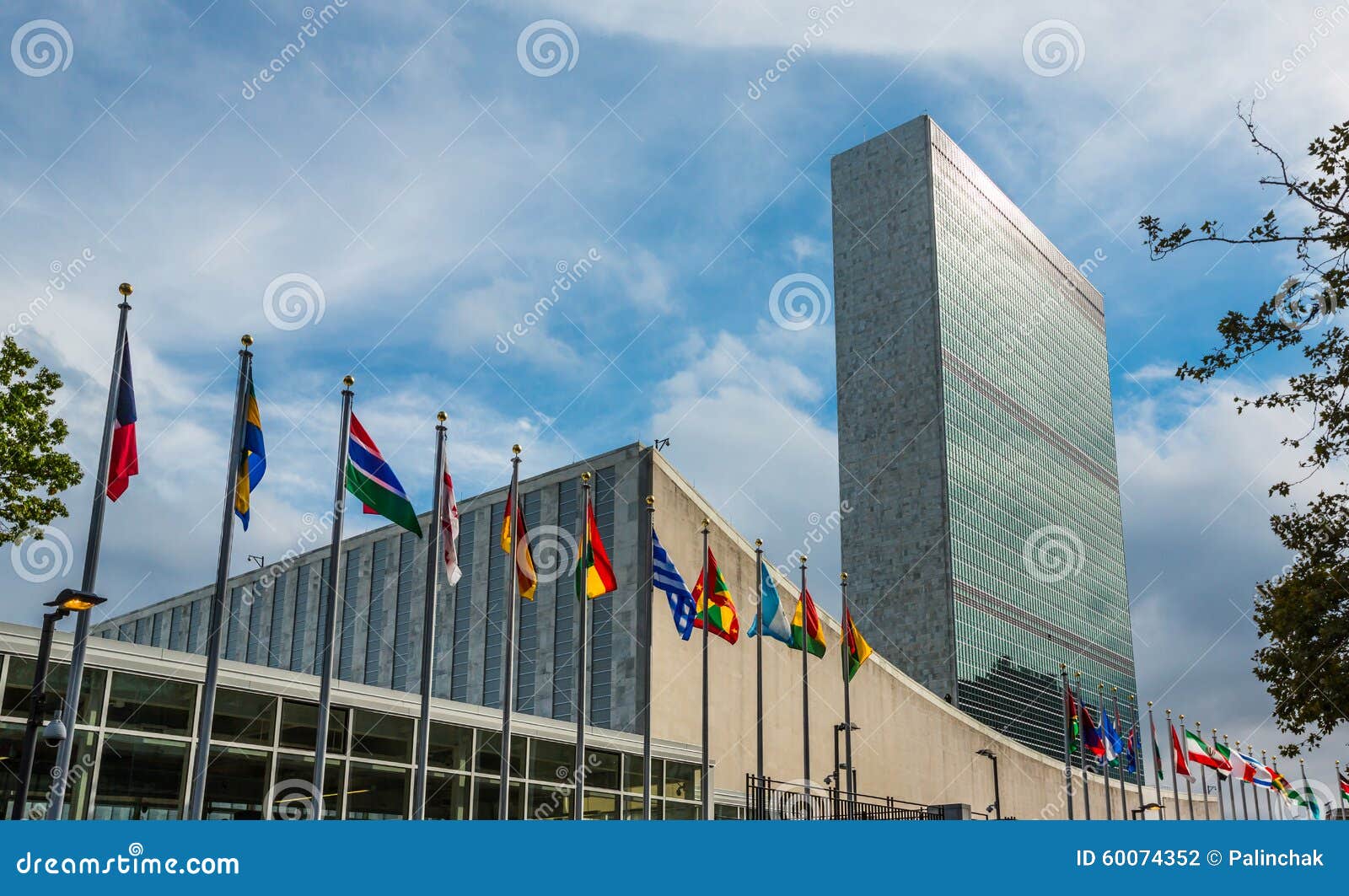 United Nations Building In New York Editorial Photography Image Of