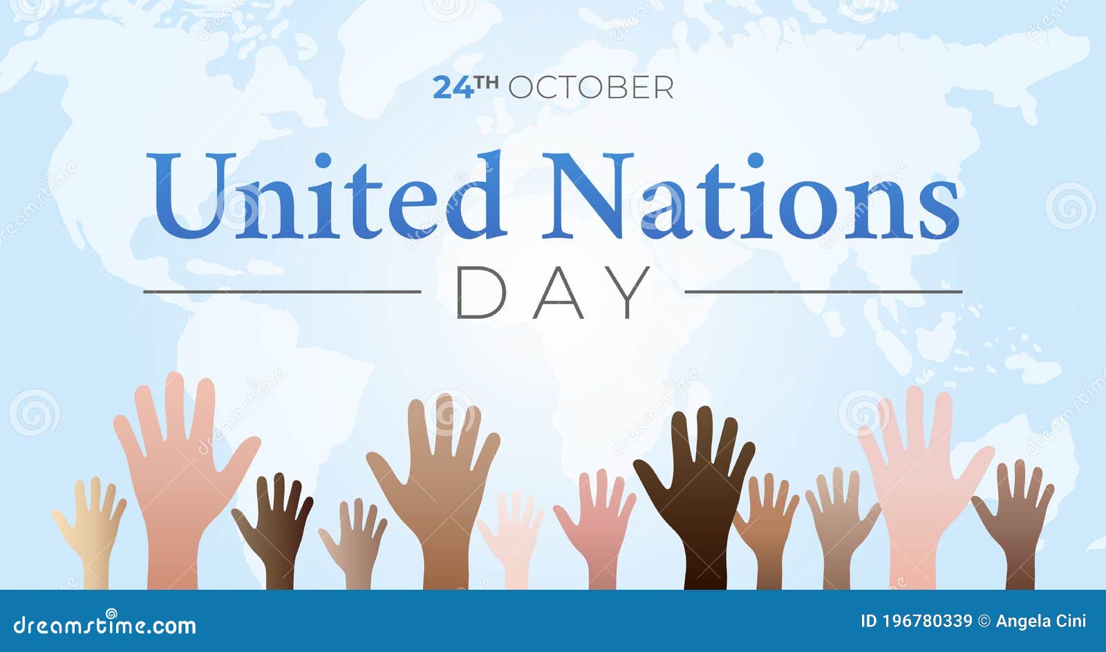 United Nations Day Background Illustration Stock Vector - Illustration ...