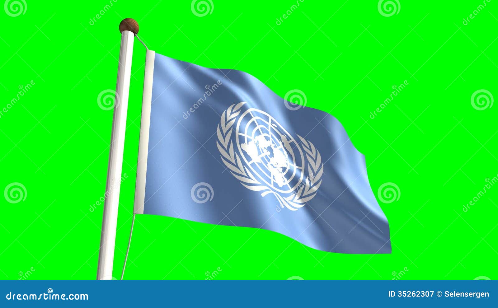 United Nations flag stock video. Video of seamless, loopable - 35262307