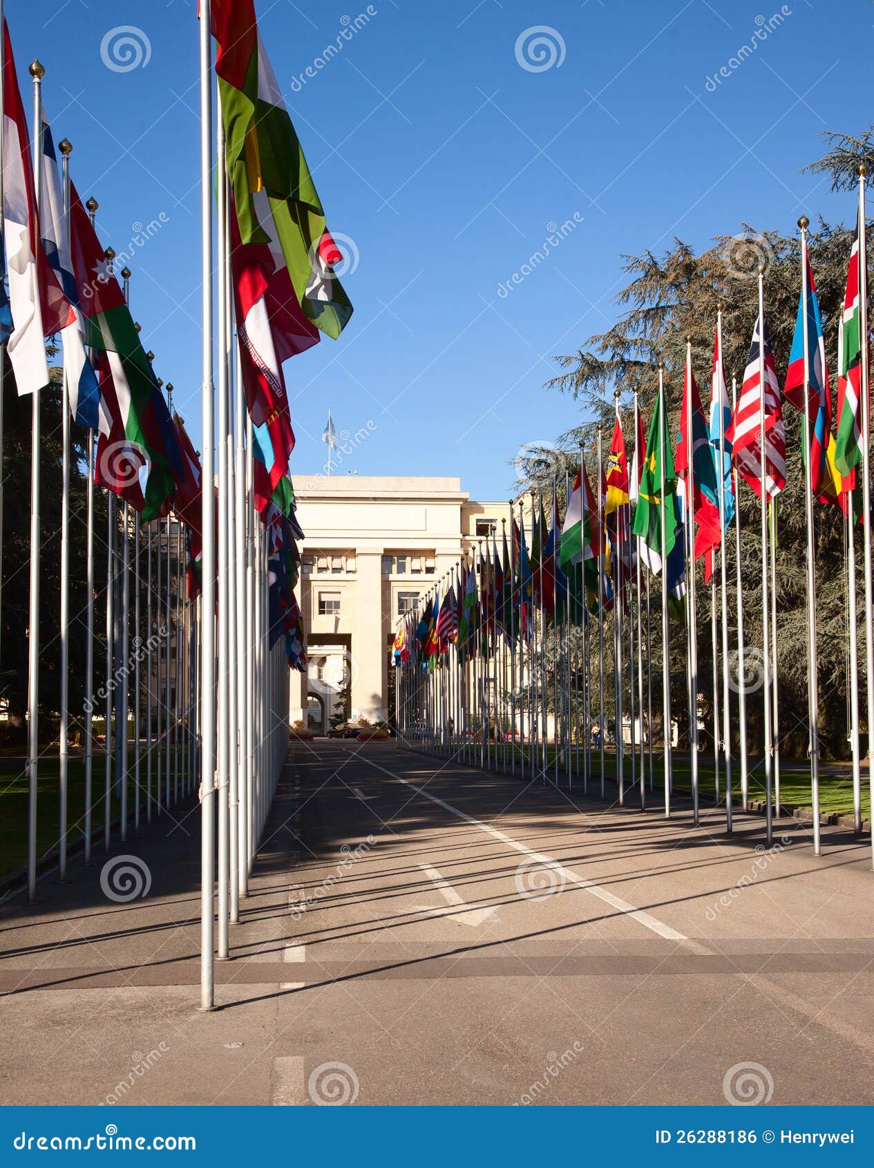 United Nations in Geneva stock photo. Image of countries - 26288186