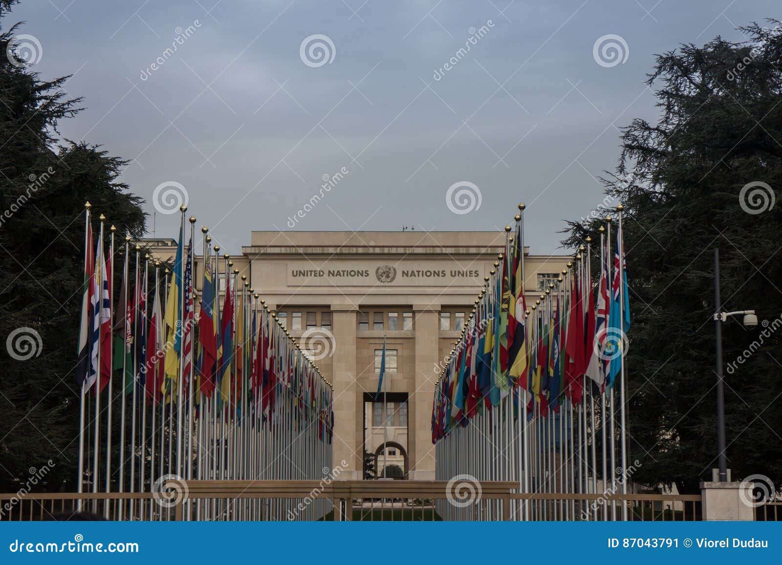 United Nations in Geneva editorial photo. Image of headquarters - 87043791