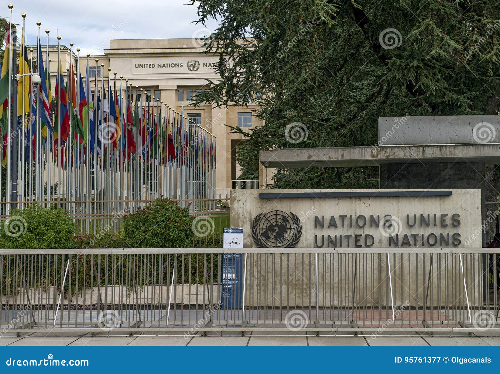 United Nations Geneva editorial photography. Image of exterior - 95761377