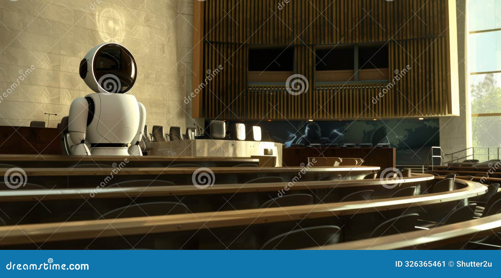 Robot Translator Of Foreign Language Website Landing Page. Ai Chatbot ...