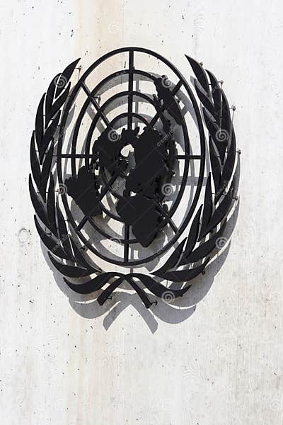 United Nations Symbol editorial image. Image of palais - 27578205