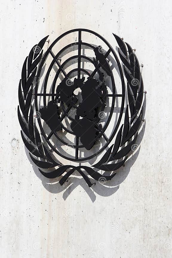 United Nations Symbol editorial image. Image of palais - 27578205