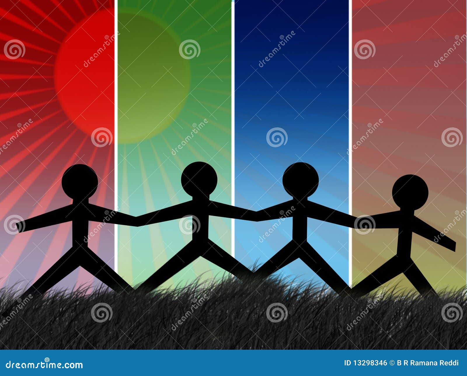 United People stock illustration. Illustration of concepts - 13298346