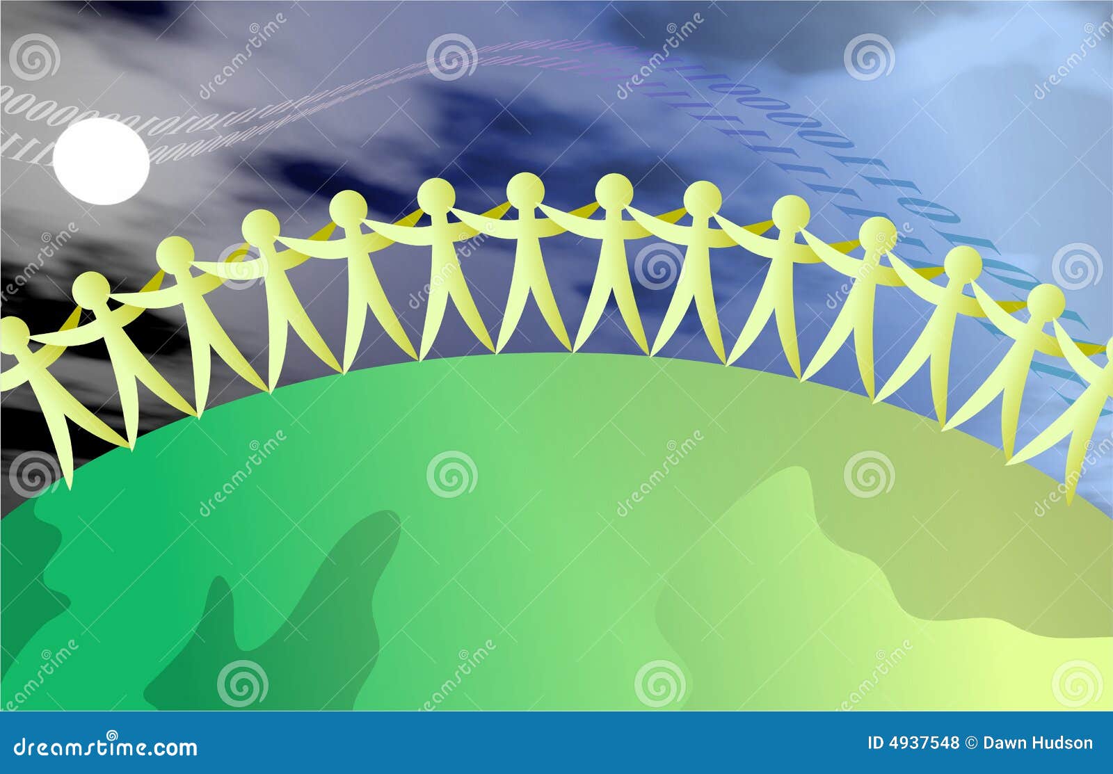 United people stock illustration. Illustration of network - 4937548