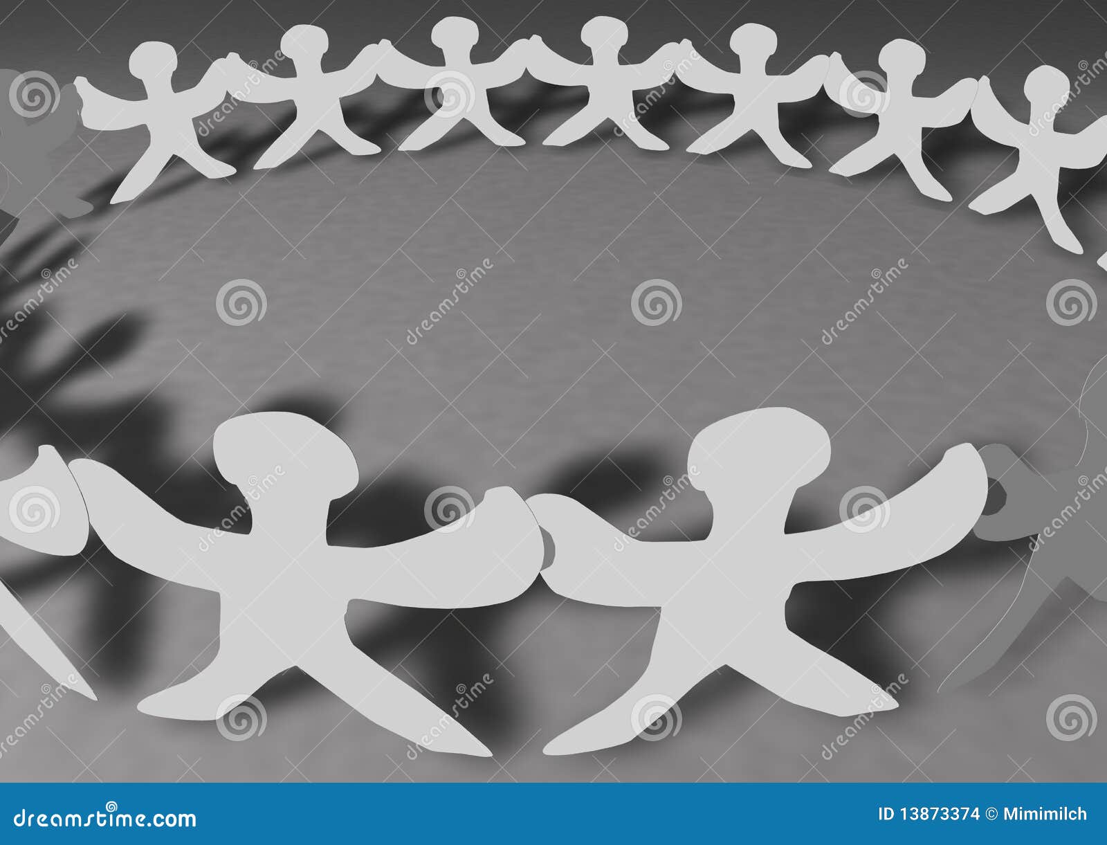 United People Chain stock illustration. Illustration of happiness ...