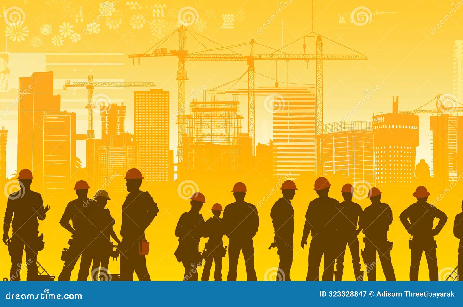 The Power of Labor a United Front of Workers, Generative AI Stock ...