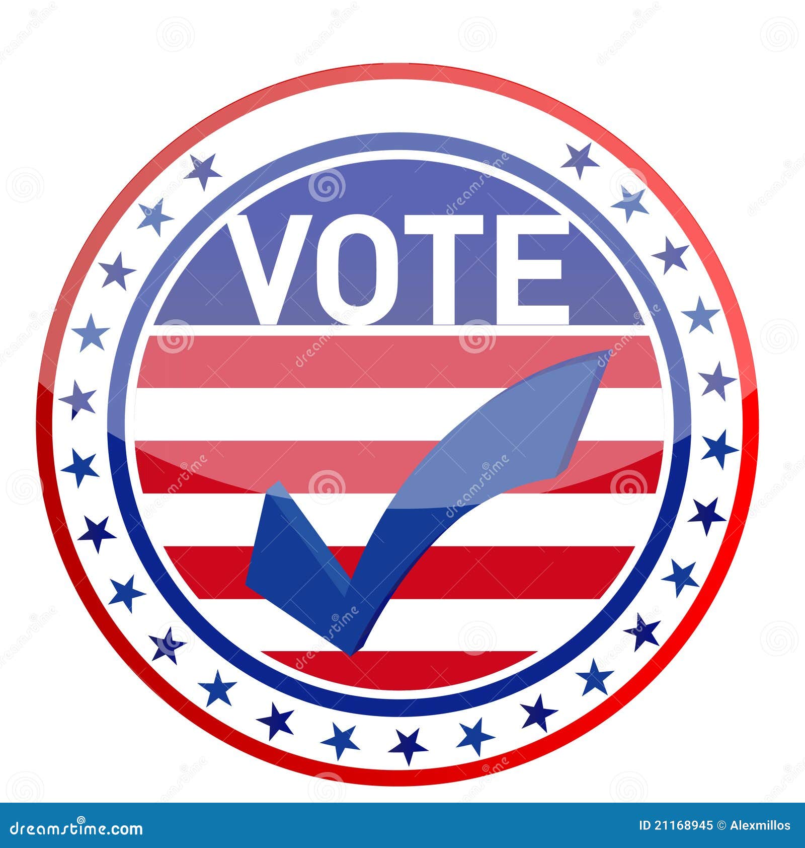 United States of America Elections Pins Stock Vector - Illustration of ...