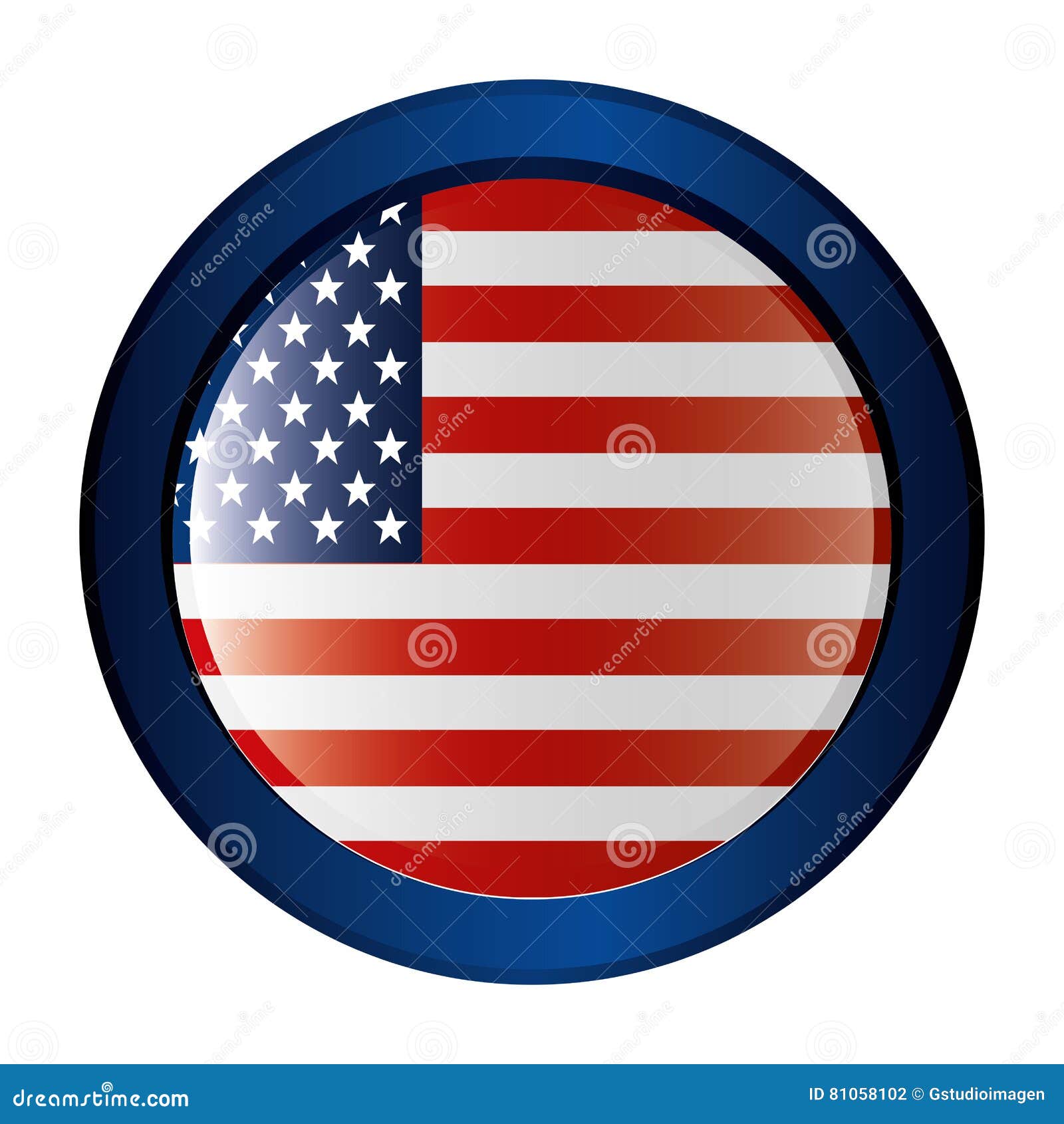 United States of America Emblem Stock Vector - Illustration of ...