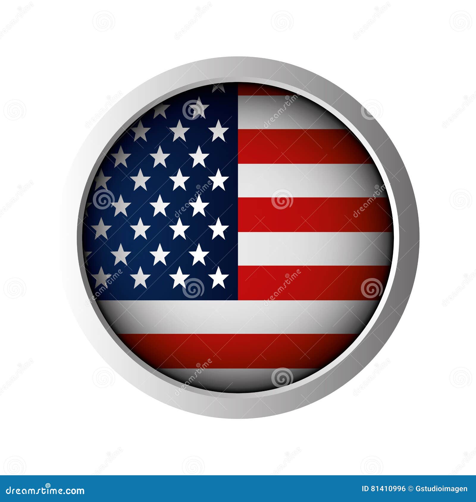 United States of America Emblem Stock Vector - Illustration of holiday ...