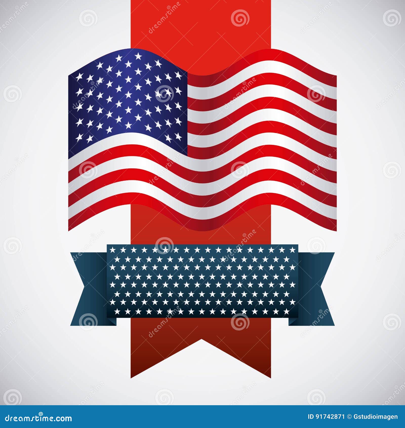 United States of America Emblem Stock Vector - Illustration of freedom ...