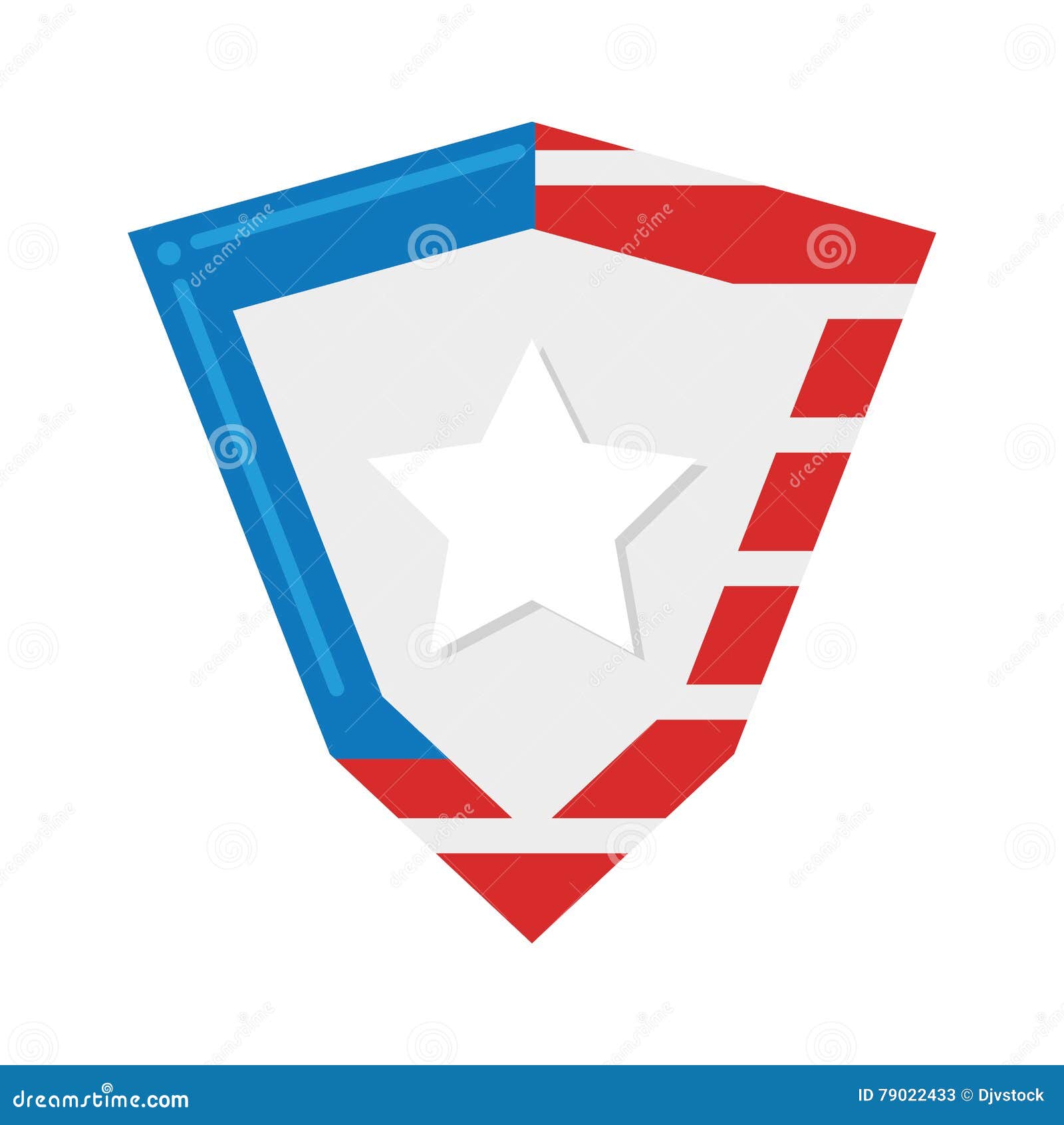 United States of America Shield Stock Vector - Illustration of emblem ...