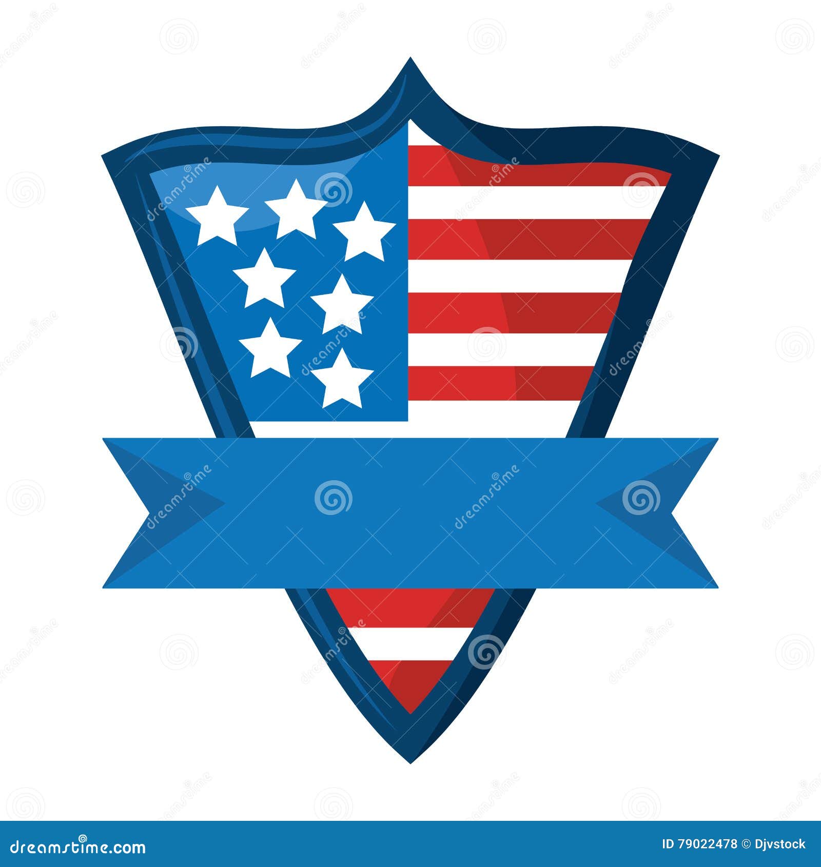 United States of America Shield Stock Vector - Illustration of emblem ...