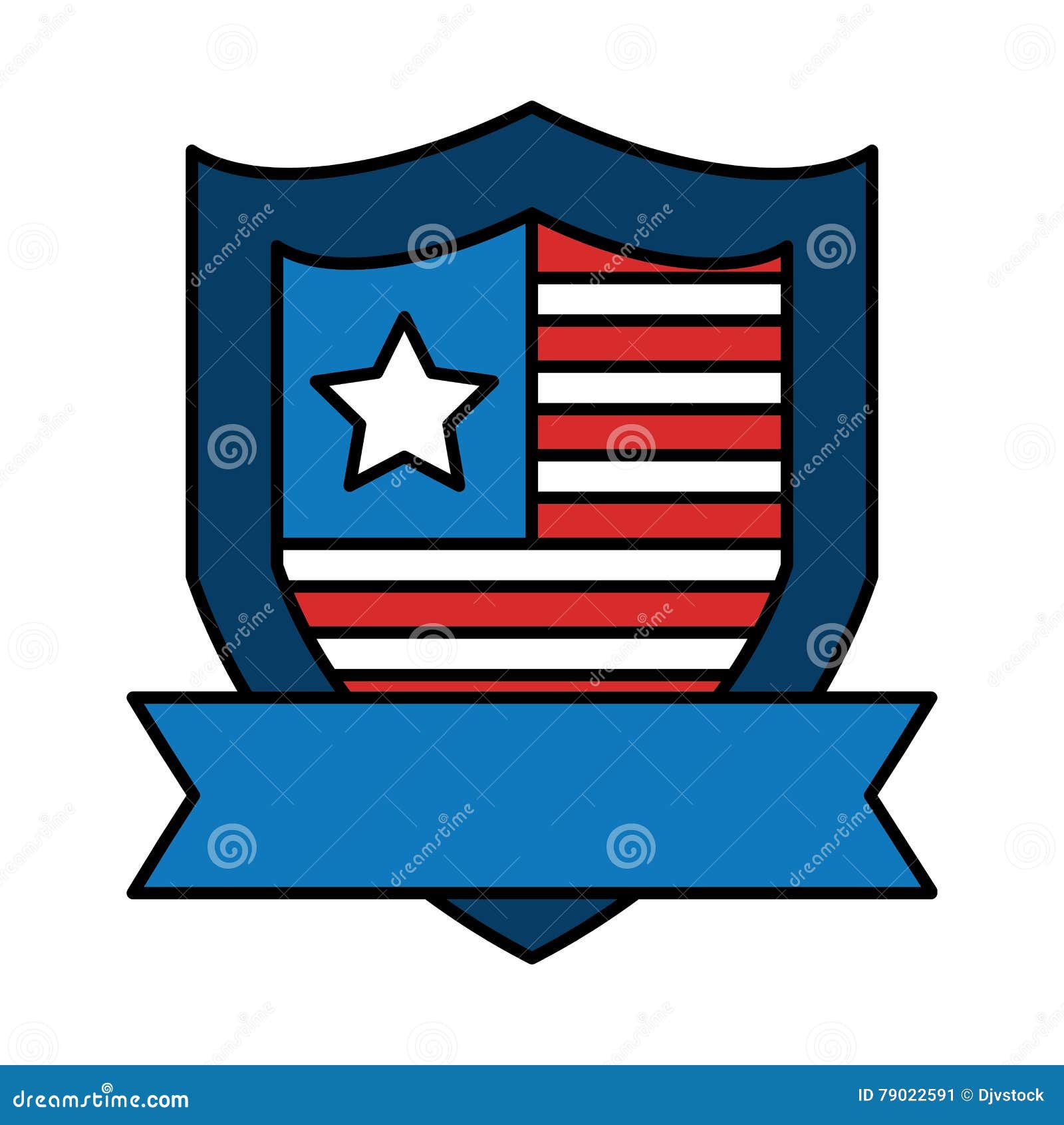 United States of America Shield Stock Vector - Illustration of ...